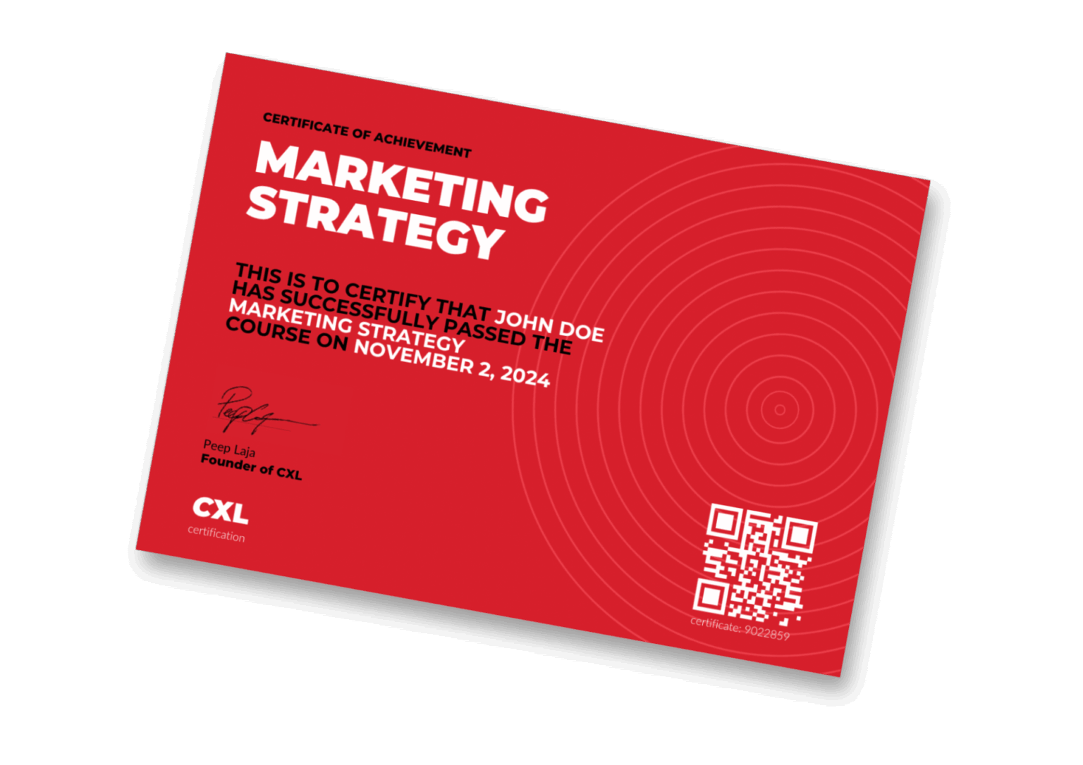 Marketing Strategy Course: Online Certification at CXL